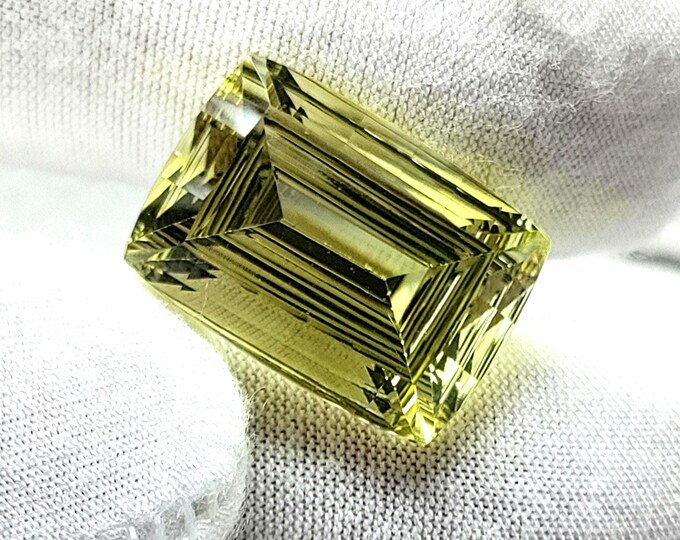 Lemon Quartz Concave Cut Lemon Quartz for Jewelry Natural Lemon Quartz ...