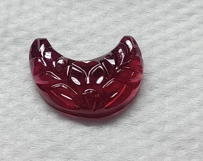 Ruby Carving | Ruby for Jewelry Making | Glass Filled Ruby | Natural ...