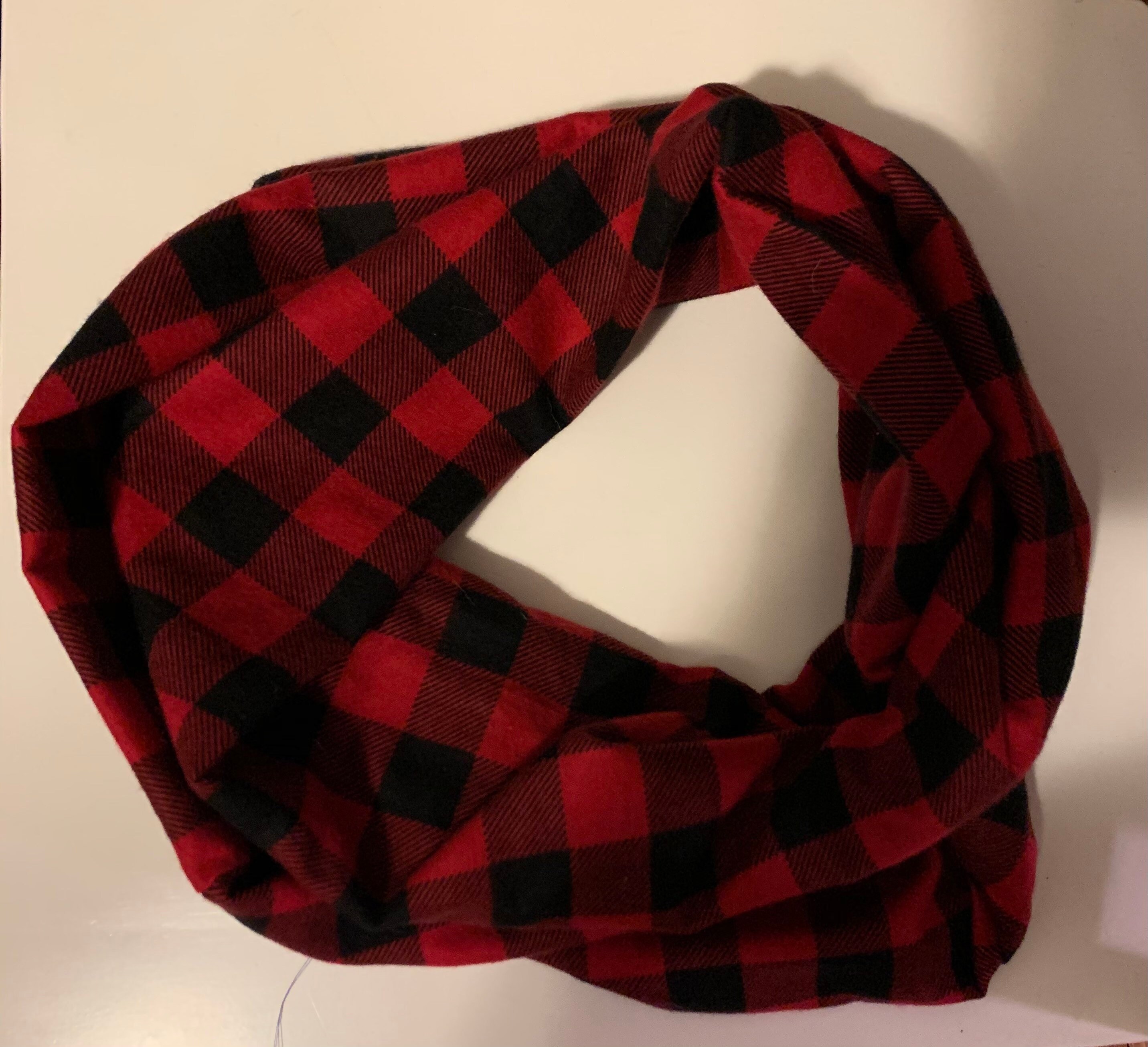 Double Pocket Infinity Scarf Plaid Collection - Etsy