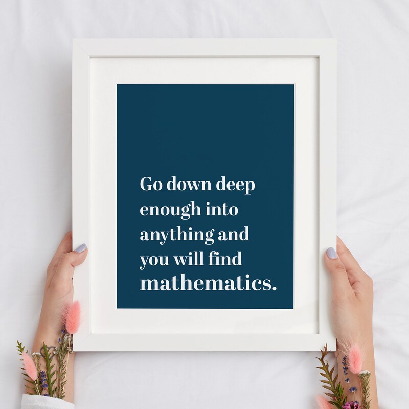 Mathematics Wall Art - Etsy