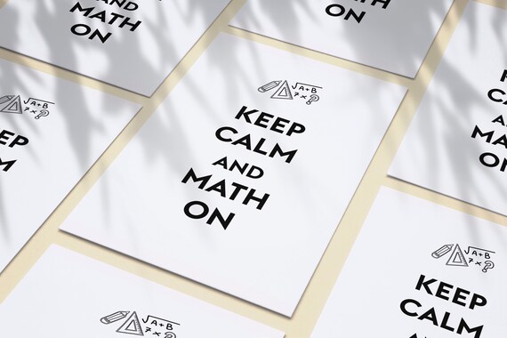 Keep Calm And Love Math Wallpaper