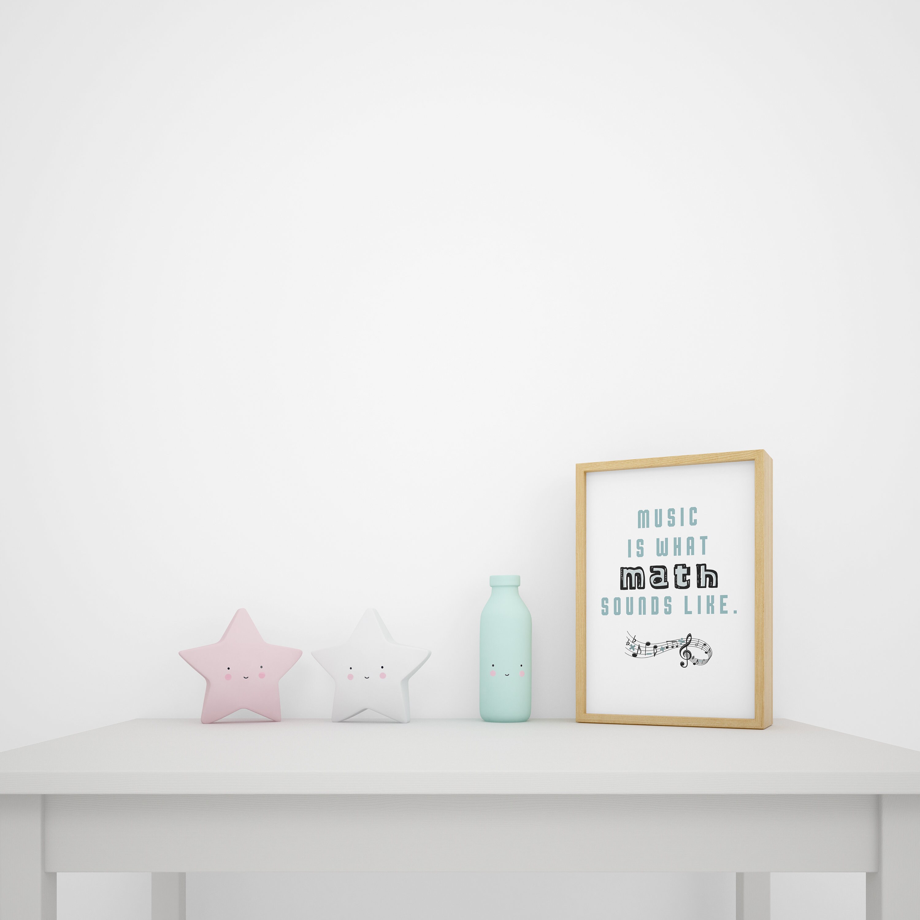 Music is What Math Sounds Like Printable Math Poster, Fun Math ...