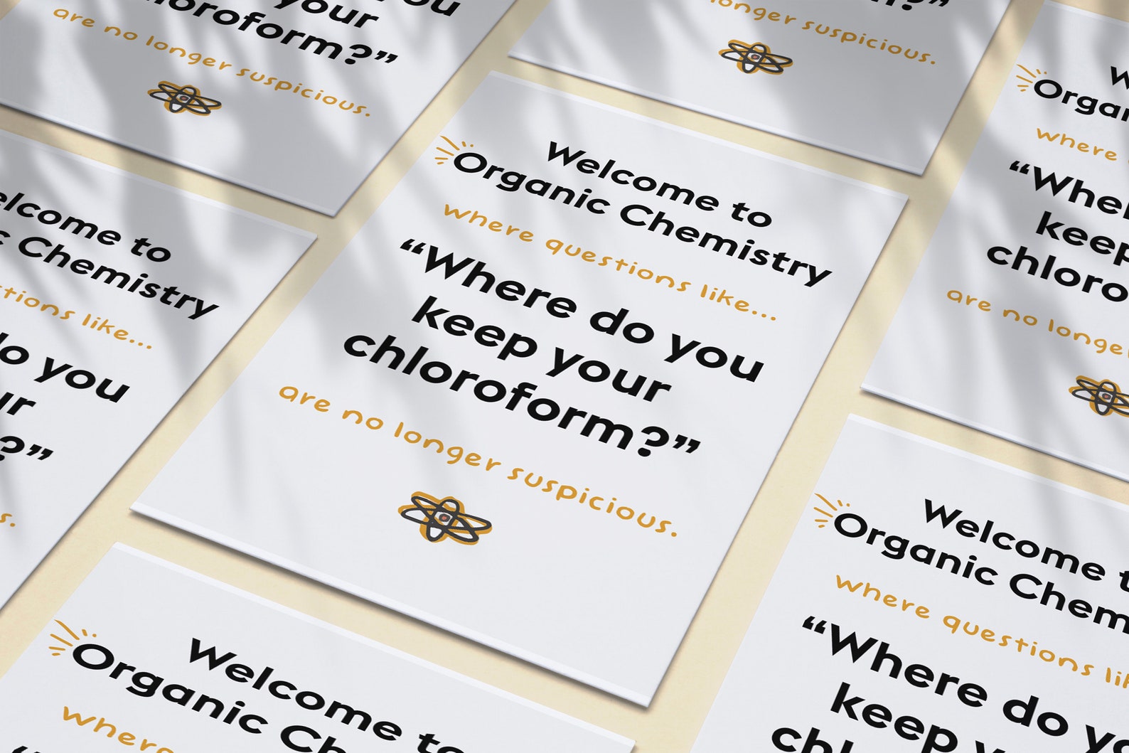 Welcome to Organic Chemistry Printable Funny Chemistry Poster ...