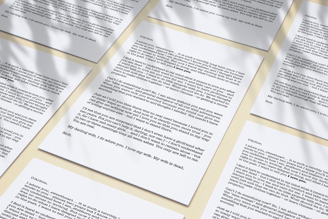 Richard Feynman's Letter to His Wife Printable Poster, Math Classroom ...