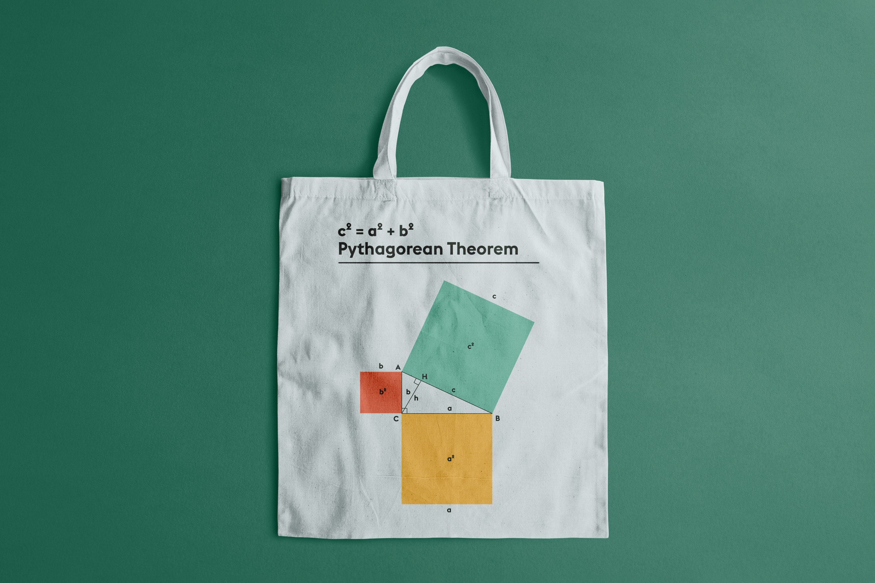 Pythagorean Theorem Colorful Printable Fun Math Geometry Poster, Fun ...