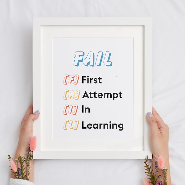 Learning Poster - Etsy