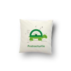 Protracturtle Cute Printable Fun Math Poster, Fun Math Classroom Decor ...