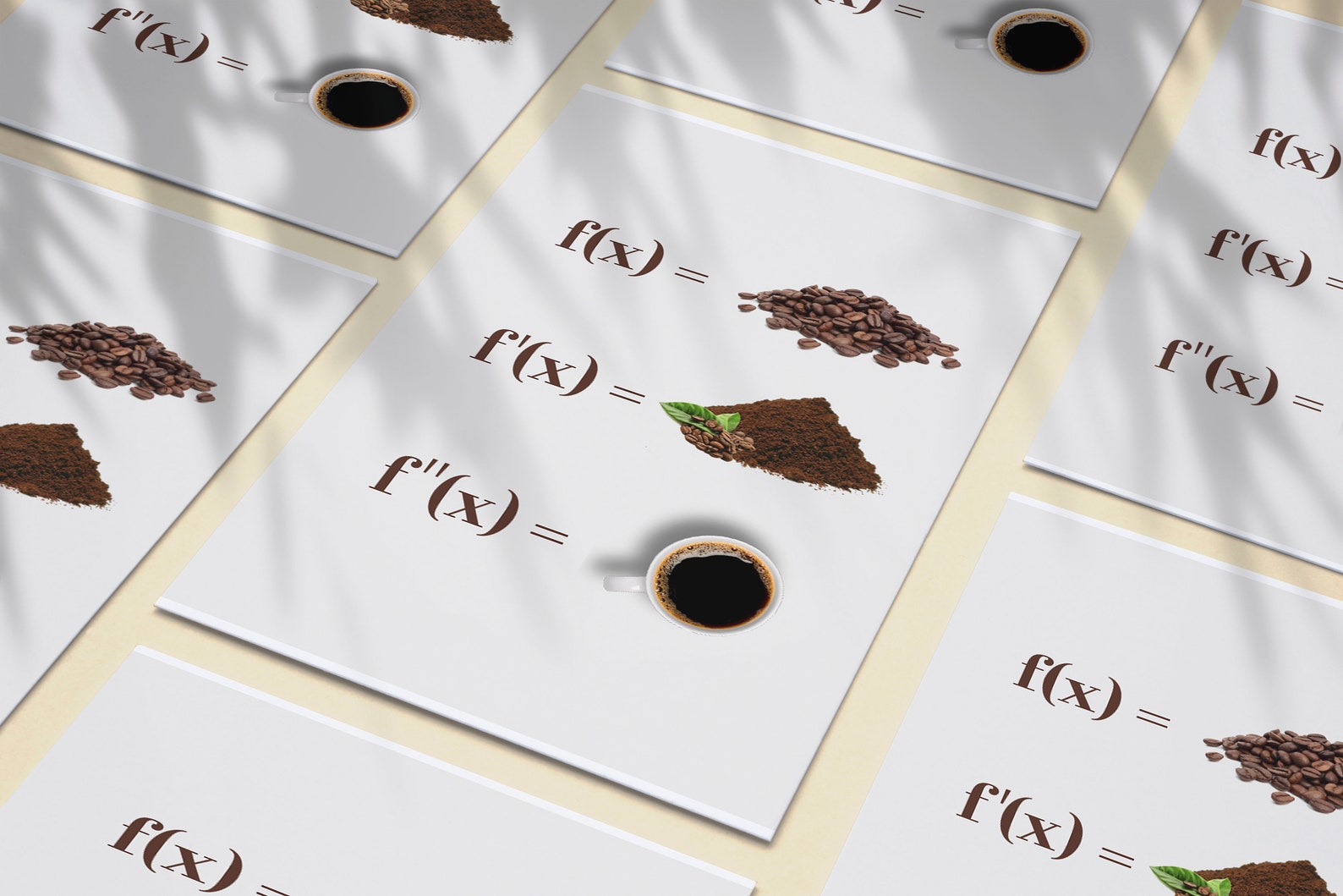 Derivative of Coffee Printable Math Poster Math Classroom | Etsy