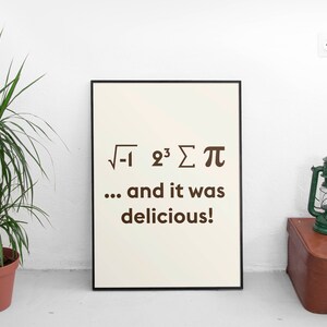 Printable Fun Math Poster, Fun Math Classroom Decor for High School and ...