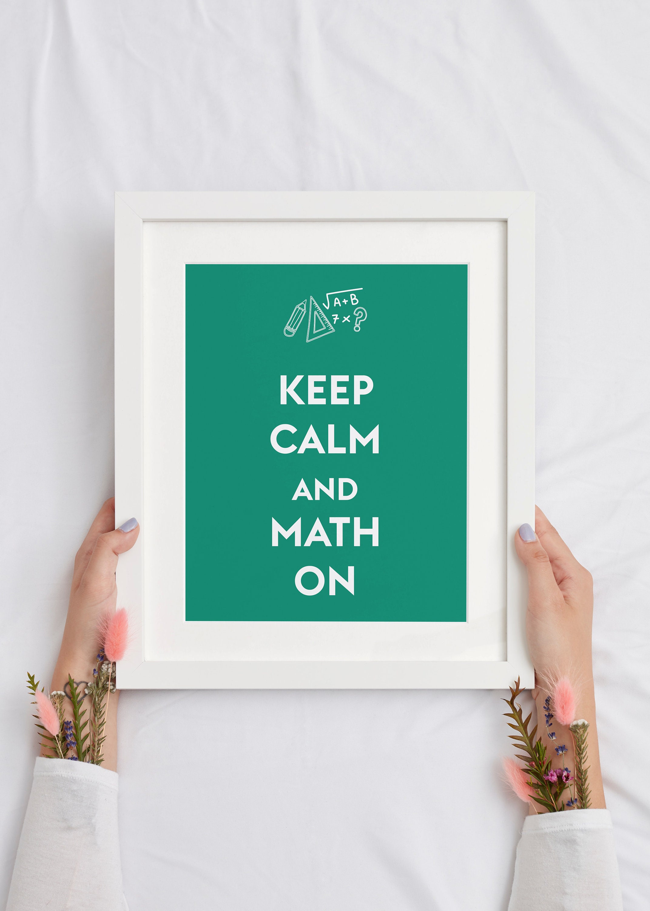 Keep Calm and Math on Math Wall Art Poster, T-shirt, Mug SVG and PDF ...