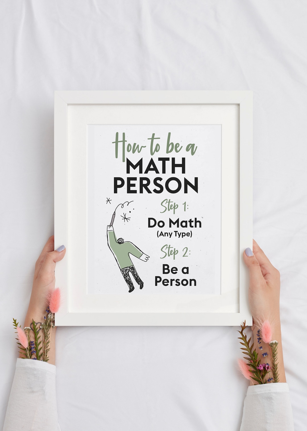 How to Be a Math Person Printable Fun Math Poster, Fun Math Classroom ...