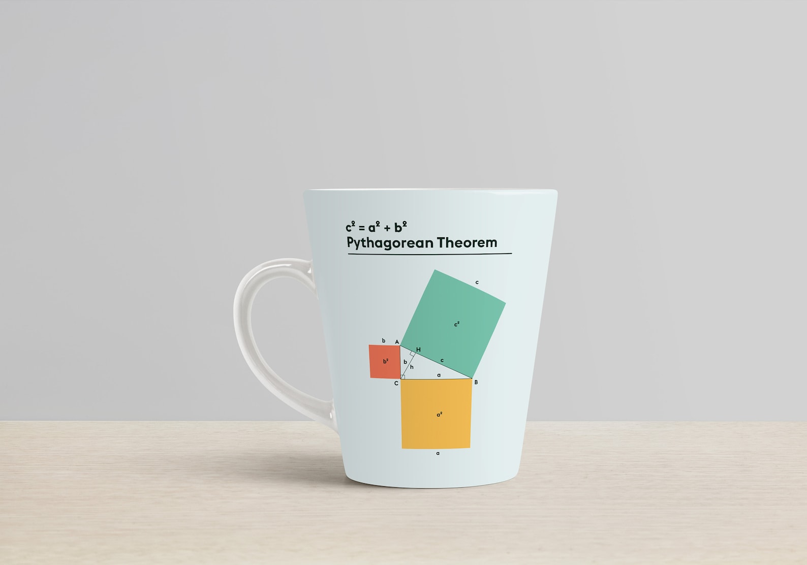 Pythagorean Theorem Colorful Printable Fun Math Geometry Poster, Fun ...