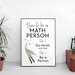 How to Be a Math Person Printable Fun Math Poster, Fun Math Classroom ...