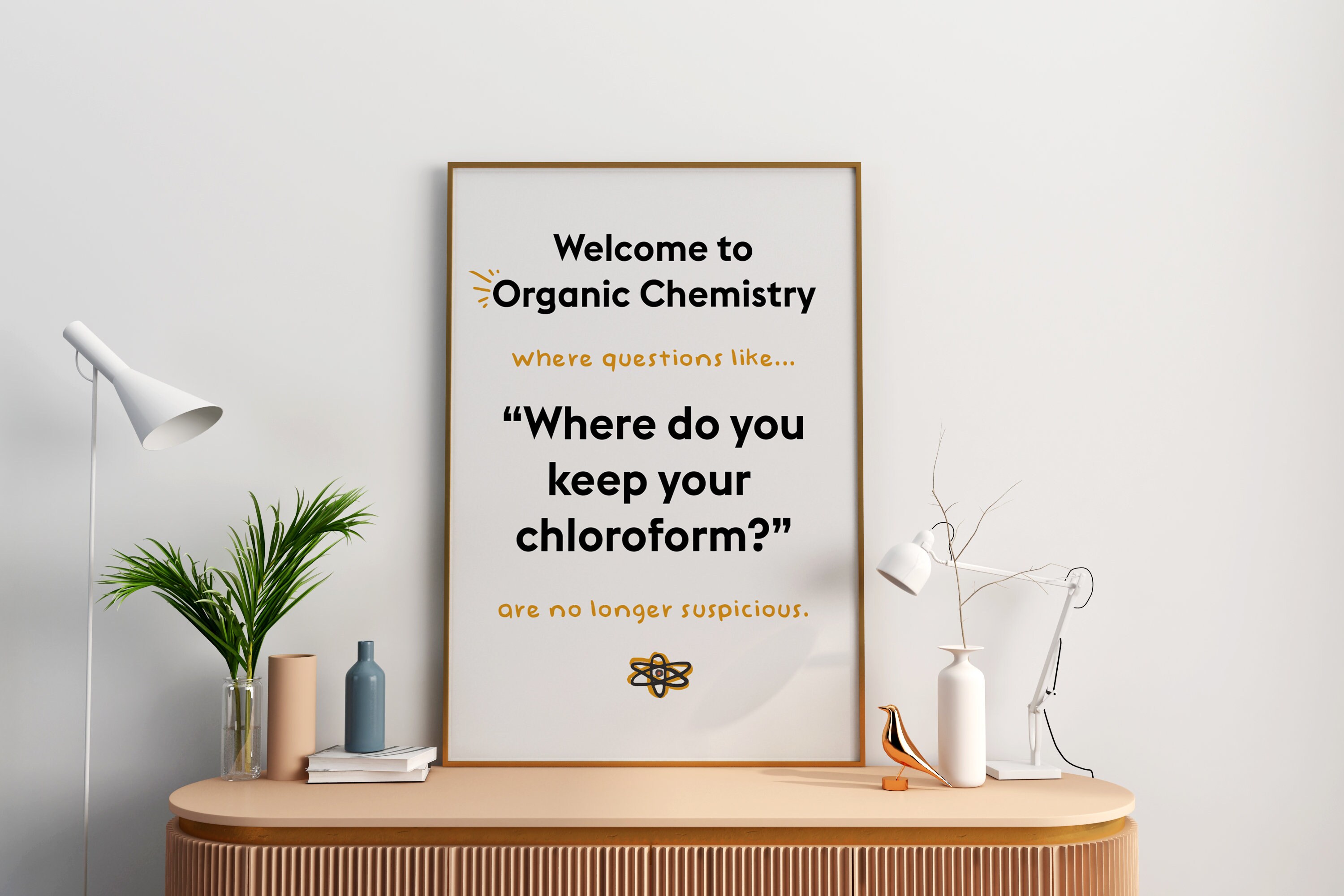 Welcome to Organic Chemistry Printable Funny Chemistry Poster ...