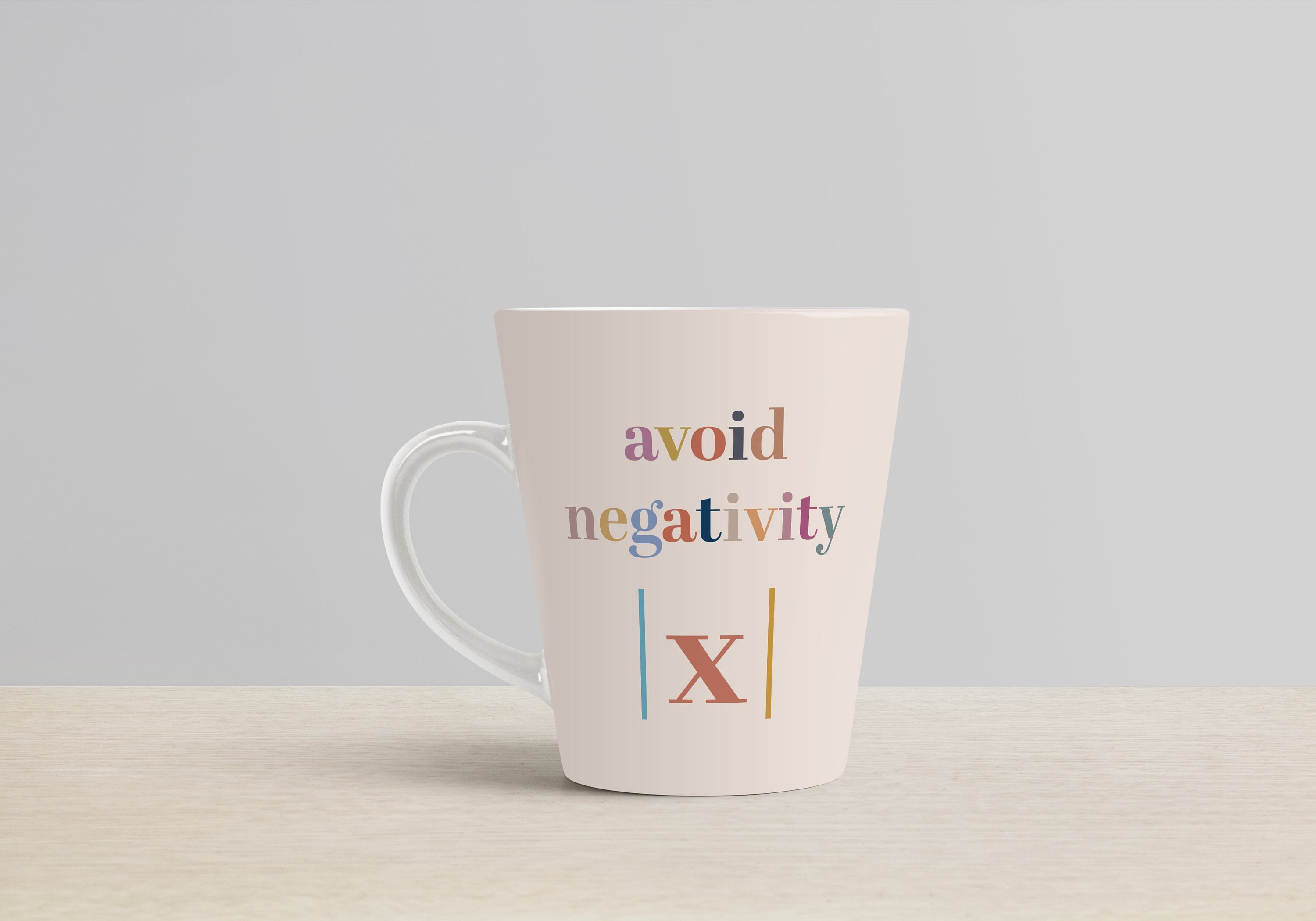 Avoid Negativity Absolute Value Printable Fun Math Calculus - Etsy