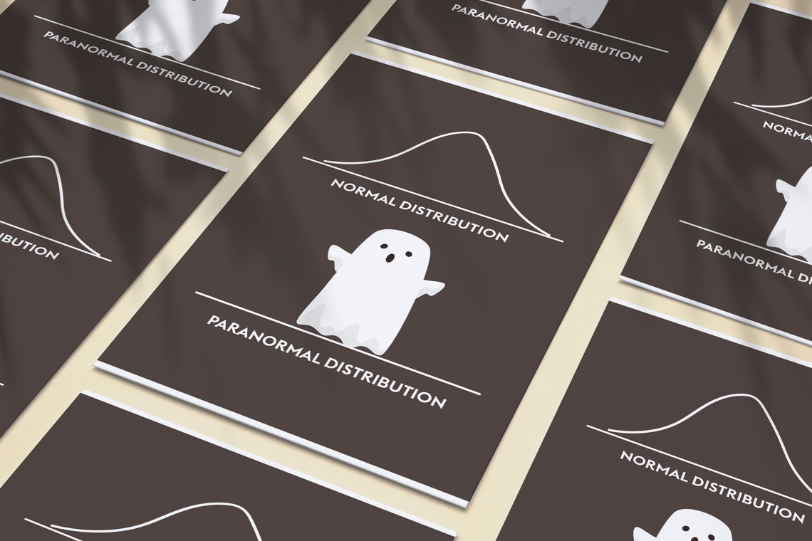 Normal Distribution Paranormal Distribution Math Wall Art - Etsy