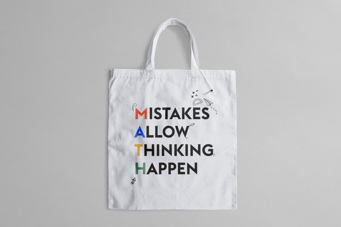 Mistakes Allow Thinking Happen Printable Math Poster Math | Etsy