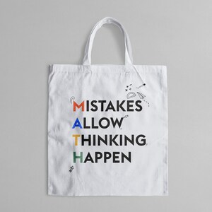 Mistakes Allow Thinking Happen Printable Math Poster, Math Classroom ...