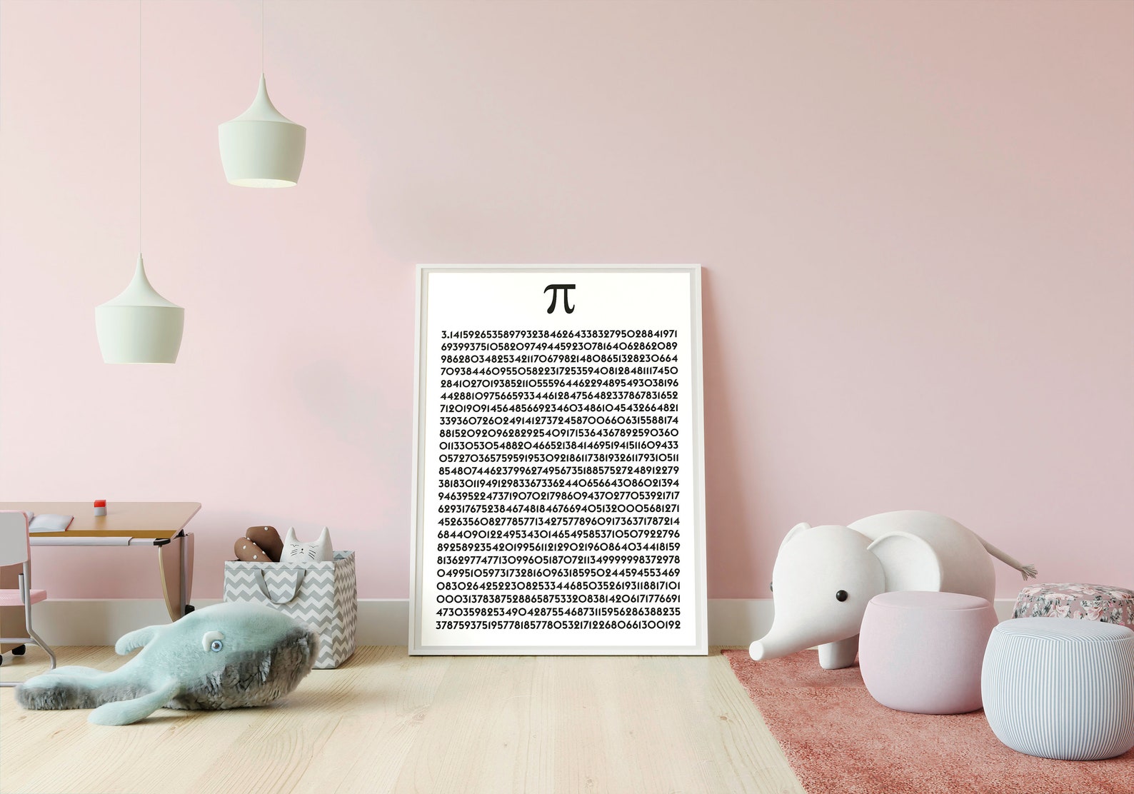 First 1000 Digits of Pi Printable Fun Math Poster Fun Math - Etsy