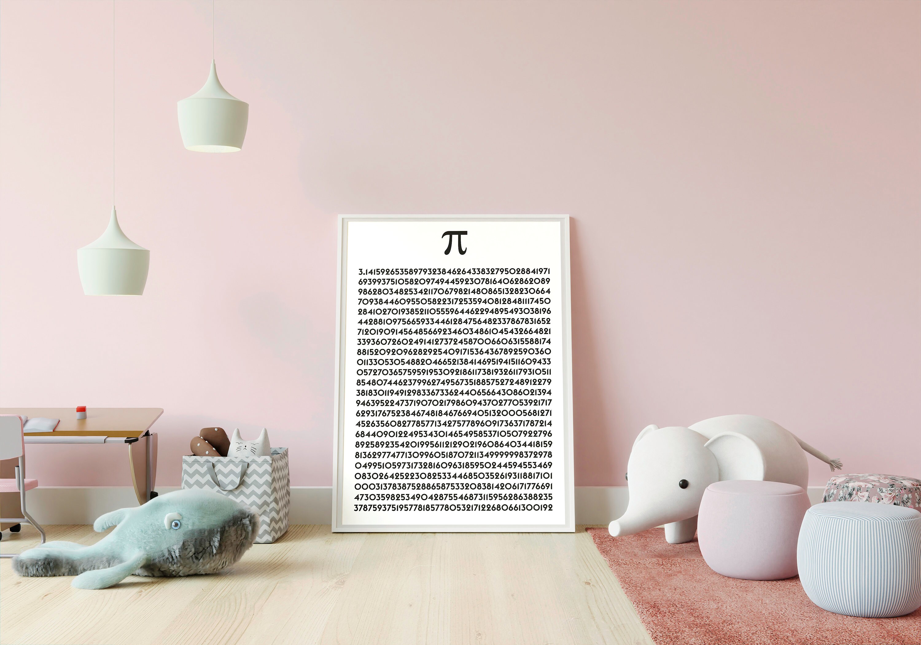 First 1000 Digits of Pi Printable Fun Math Poster Fun Math - Etsy