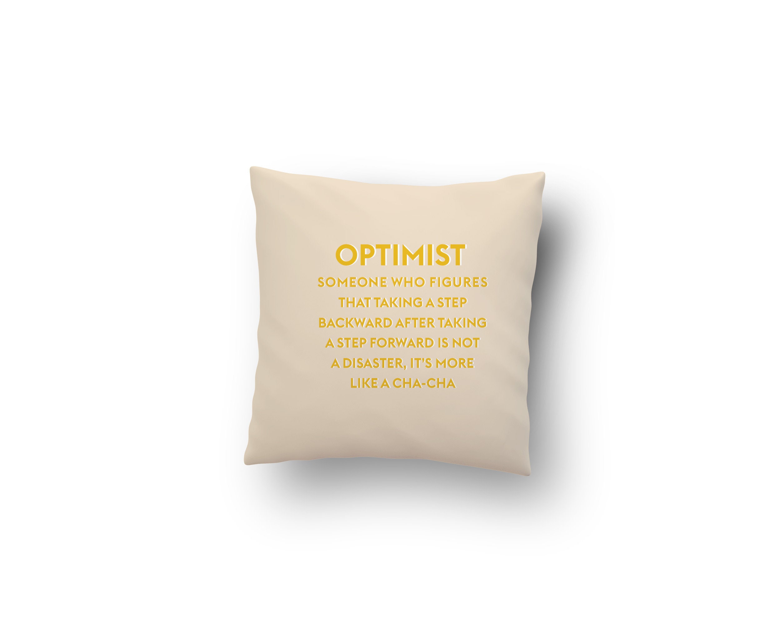 OPTIMIST Funny Motivational Quote Wall Art Poster T-shirt | Etsy