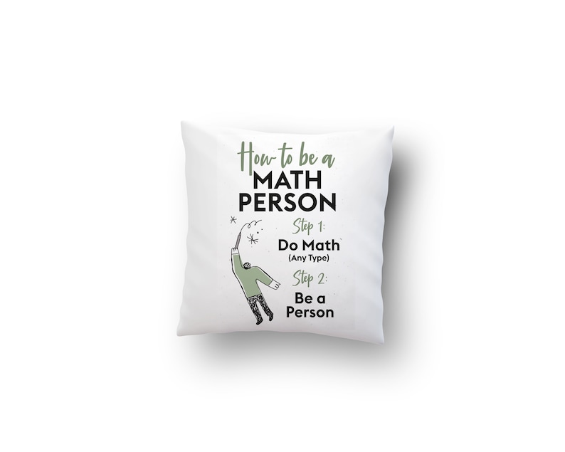 How to Be a Math Person Printable Fun Math Poster Fun Math | Etsy