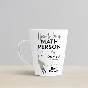 How to Be a Math Person Printable Fun Math Poster, Fun Math Classroom ...