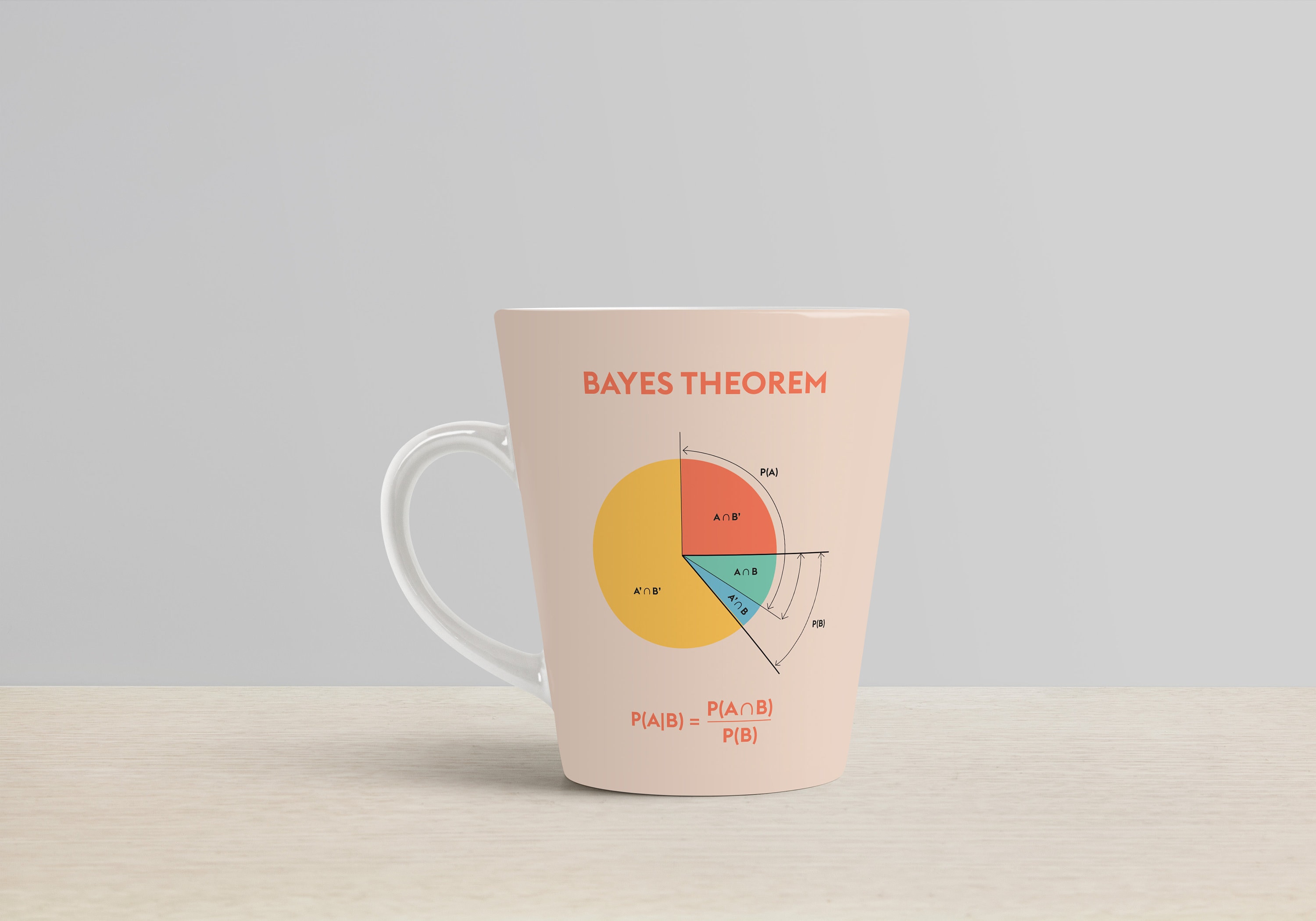 Bayes Theorem Colorful Printable Fun Math Geometry Poster, Fun Math ...