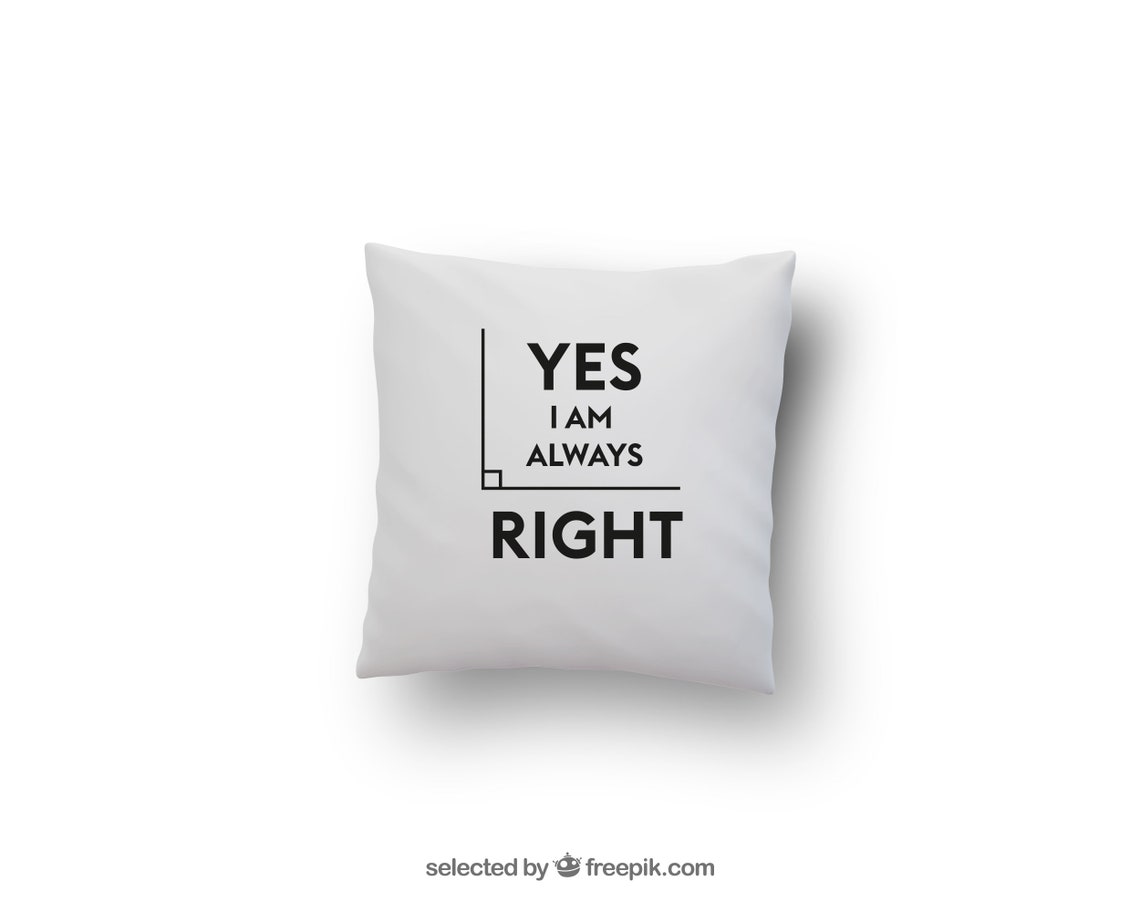 Yes I Am Always Right Printable Math Wall Art Poster Math | Etsy