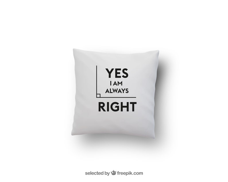 Yes I Am Always Right Printable Math Wall Art Poster, Math Classroom ...