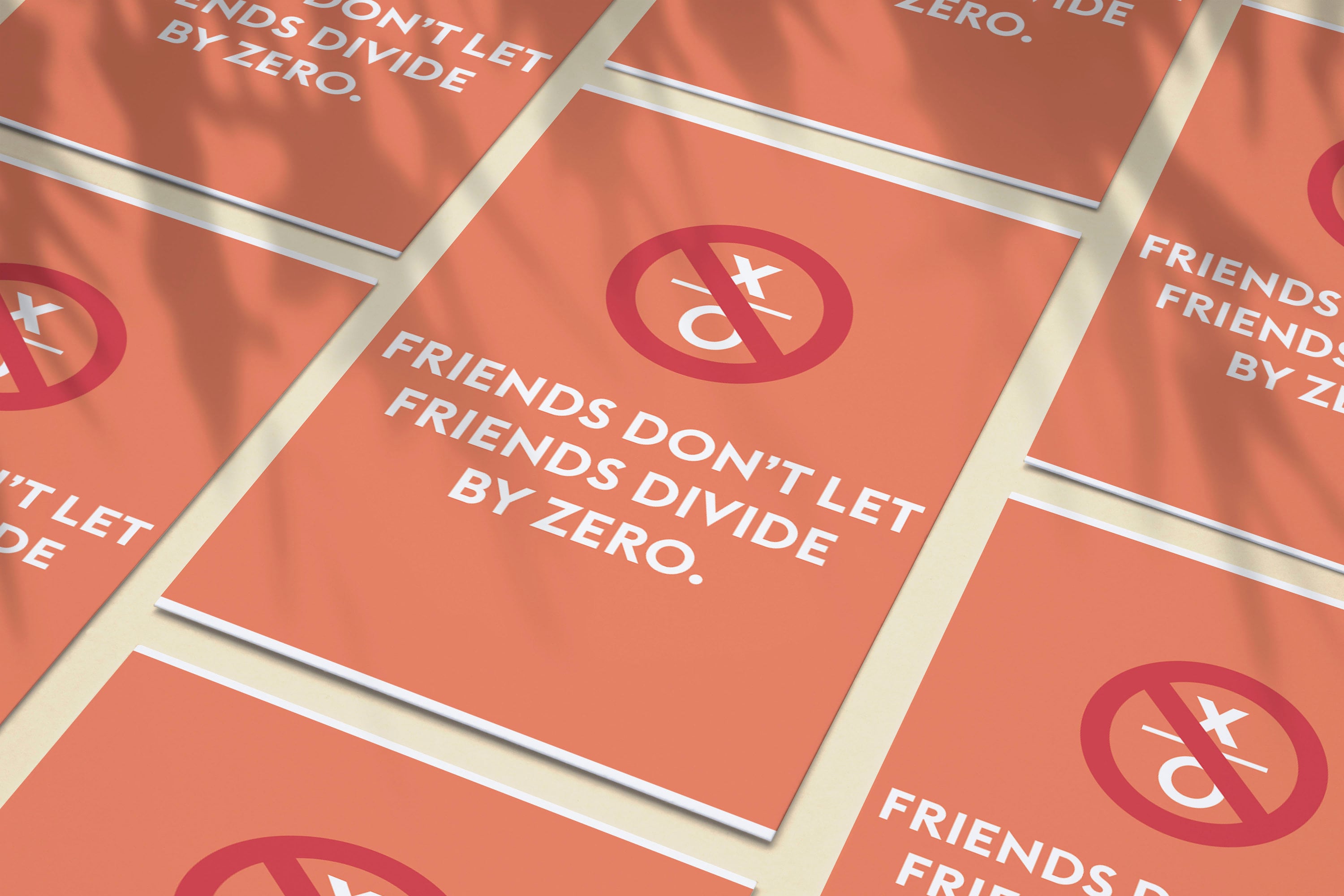 Friends Don't Let Friends Divide by Zero druckbares - Etsy Österreich