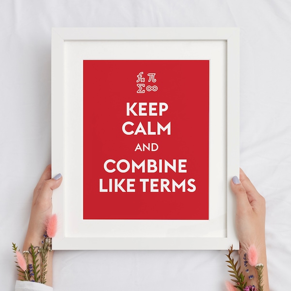 Keep Calm Math - Etsy