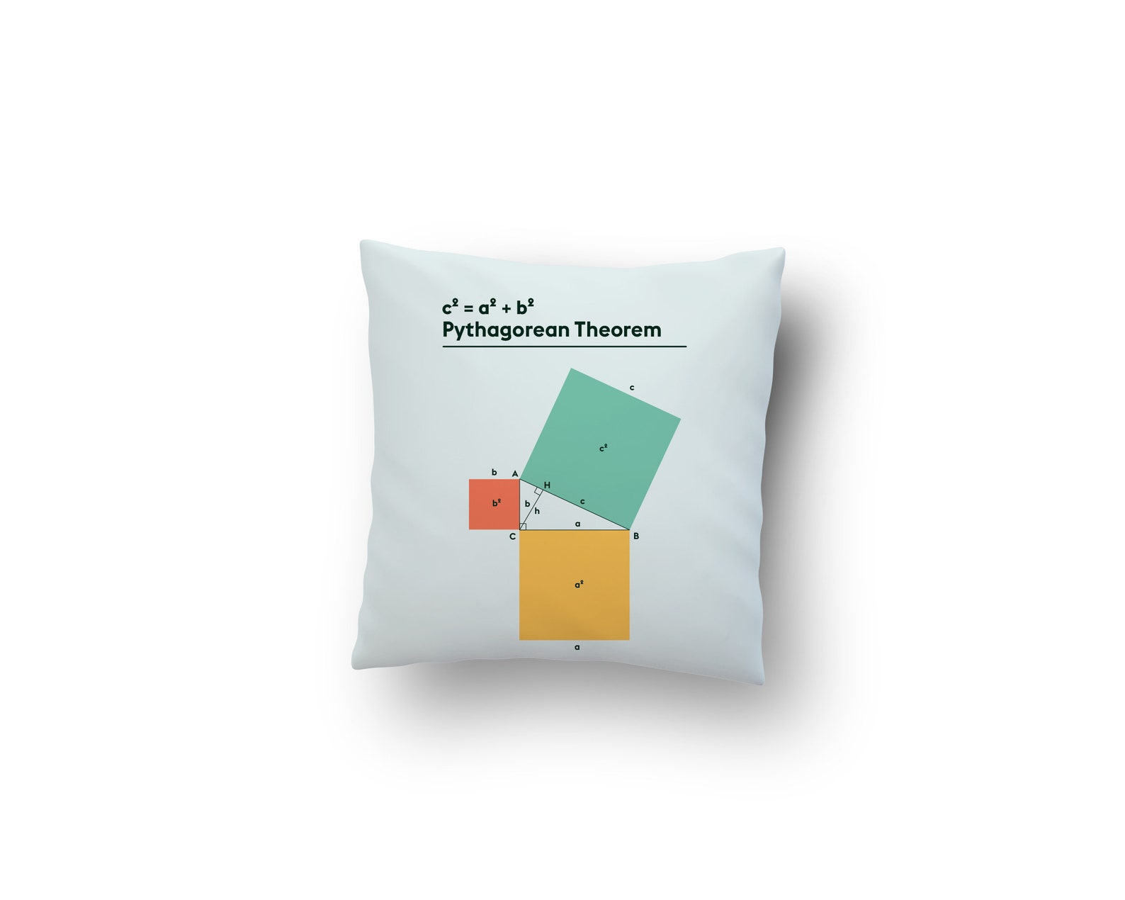 Pythagorean Theorem Colorful Printable Fun Math Geometry Poster, Fun ...