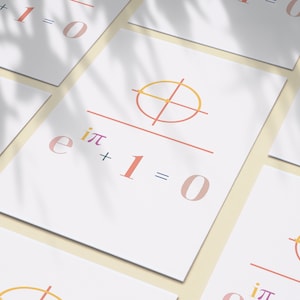 Euler's Identity, the Most Beautiful Equation Colored in Math Fun Math ...