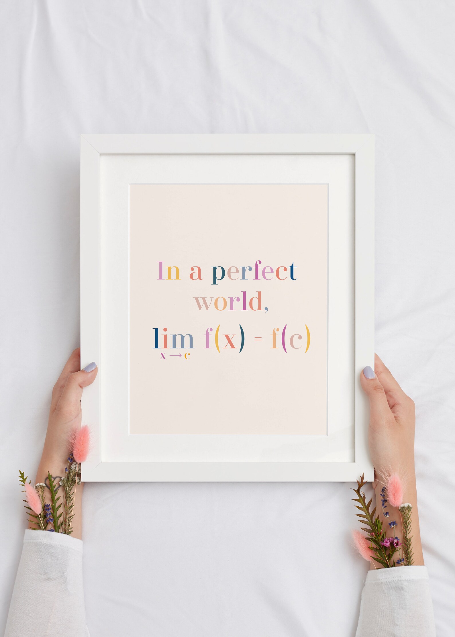 5 Beautiful Calculus Posters Bundle for Your Classroom, Printable Math ...