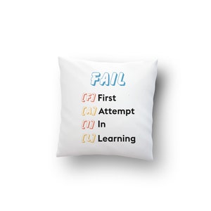 FAIL First Attempt in Learning Printable Math Poster, Math Classroom ...