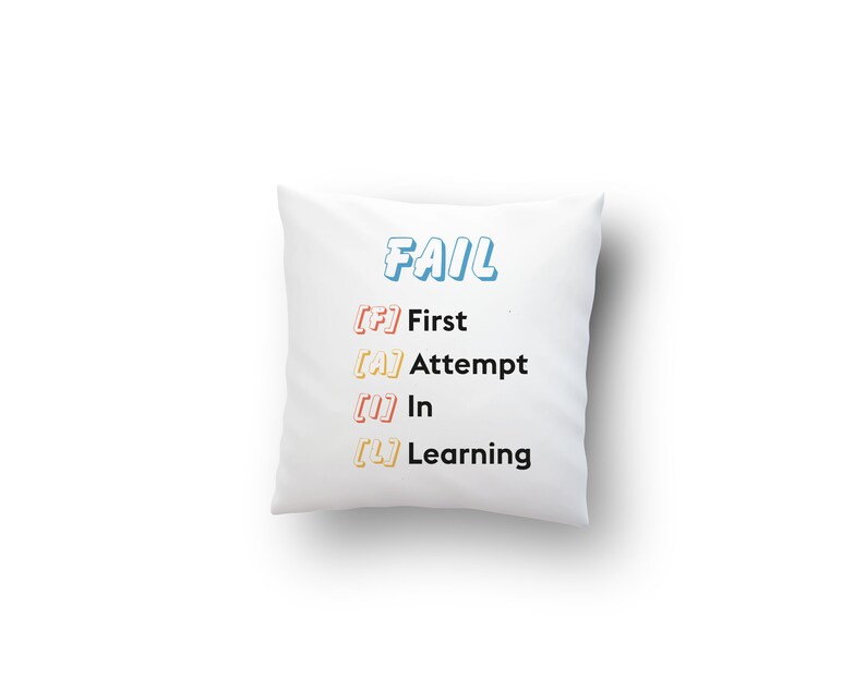 FAIL First Attempt in Learning Printable Math Poster, Math Classroom ...