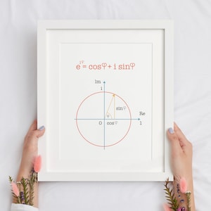 Euler's Equation, the Most Beautiful Equation in Math Fun Math Poster ...
