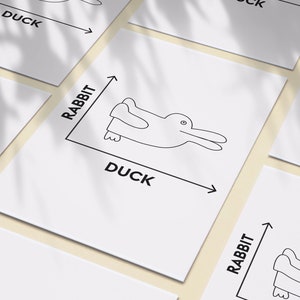 Duck or Rabbit Printable Fun Math Poster, Fun Math Classroom Decor for ...