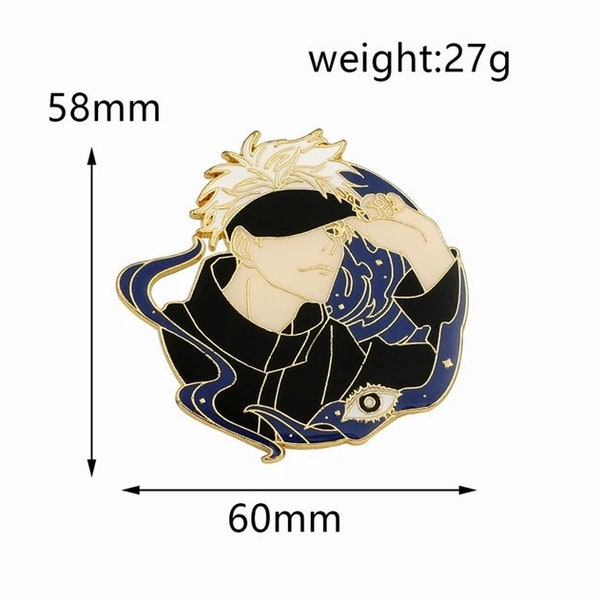 Gojo Satoru Pin - Etsy