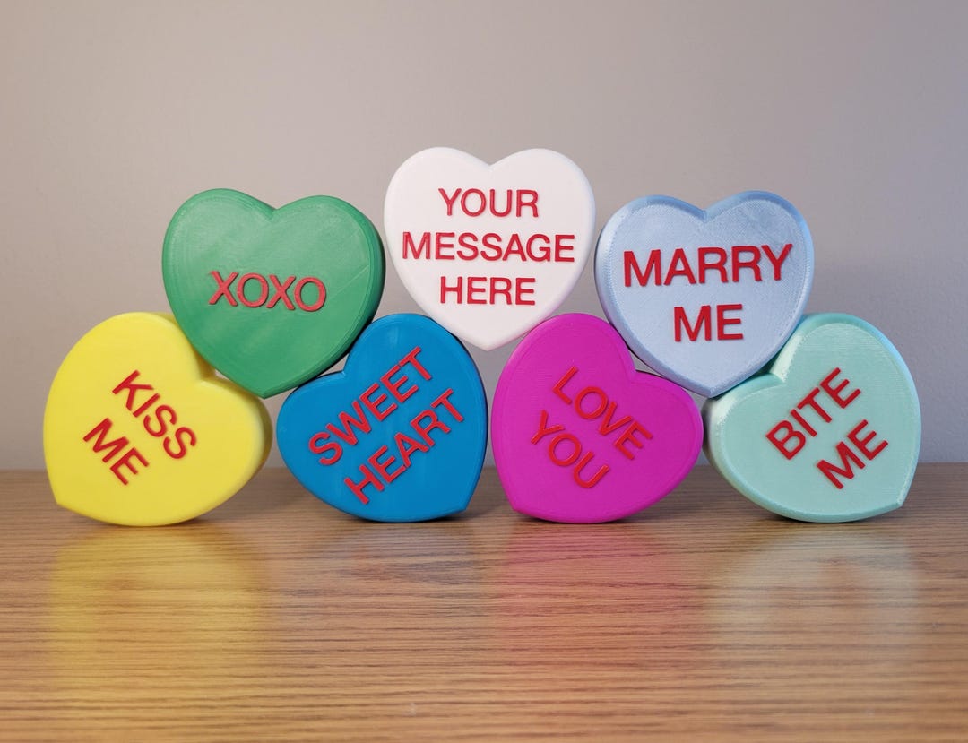 Custom Large Candy Heart - Etsy