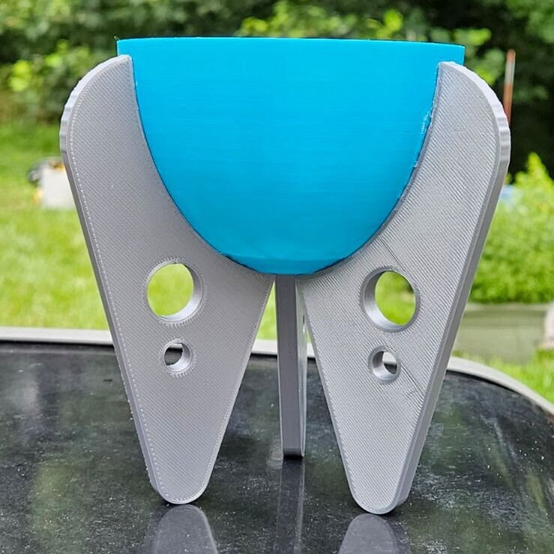 Fallout Blue Rocket Planter - Etsy