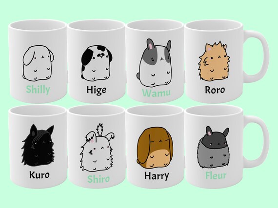 Personalized Bunny Rabbit Mugs 11oz lop Dutch Lionhead - Etsy