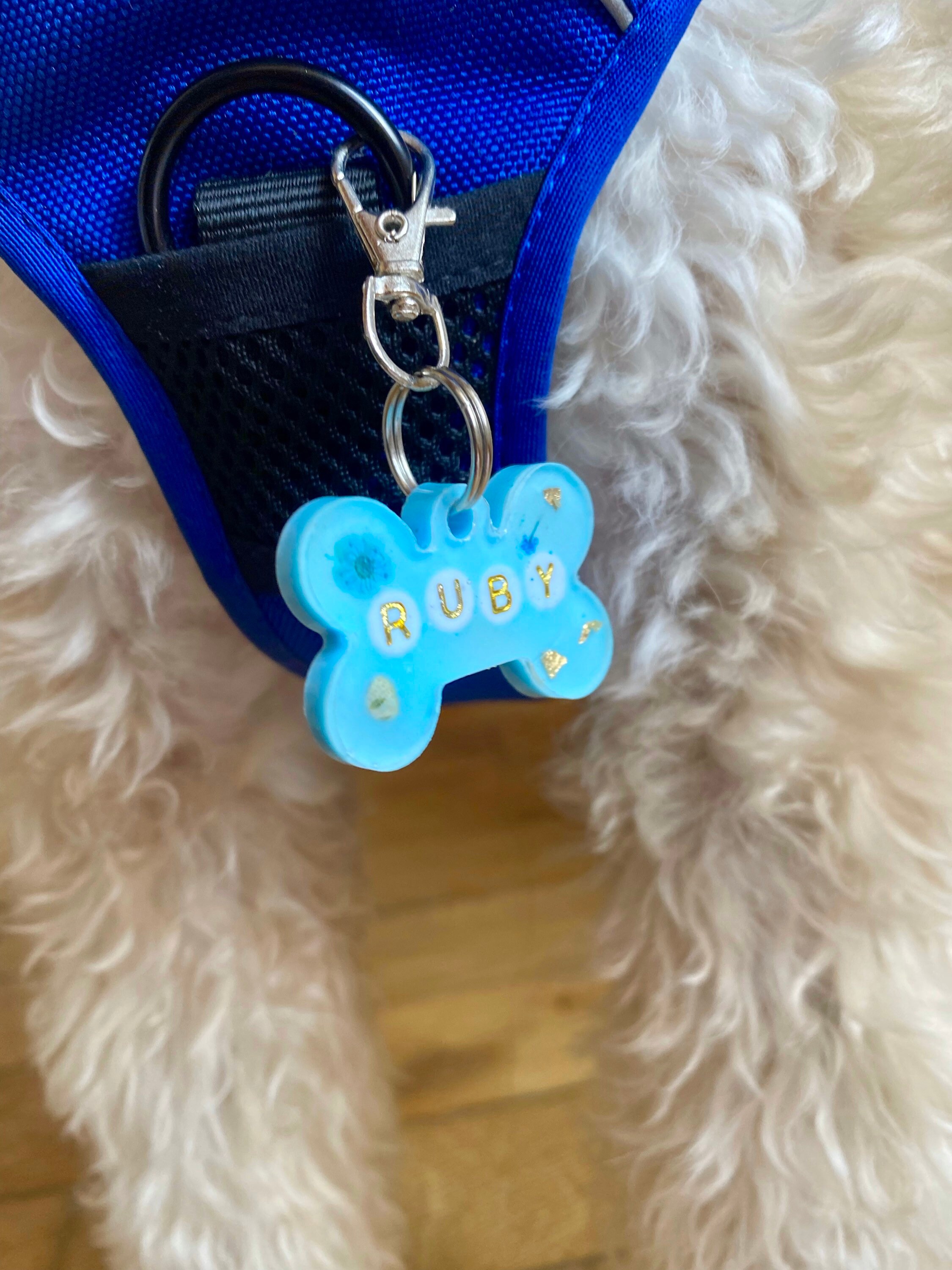 Médaillon personnalisé pour chien en résine, Médaille d'identification ...