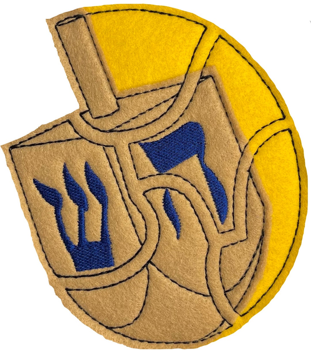 Dreidel Puzzle Machine Embroidery Design, Stitch on Felt (5x7) Instant ...