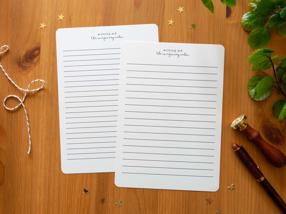 Letter Writing Aid / Writing Guide / Stationery Kit - Etsy
