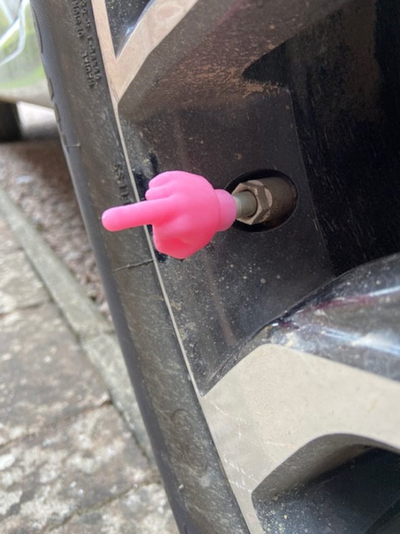 Novelty Middle Finger Schrader Valve/dust Caps Covers (pck of 4 - Etsy
