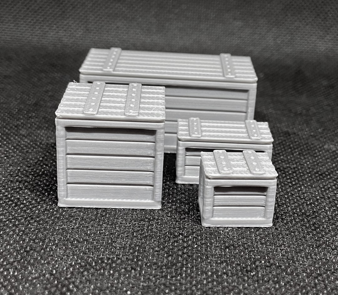 Dnd Scatter Terrain Mordheim Warhammer Frostgrave RPG Crates, Barrels ...