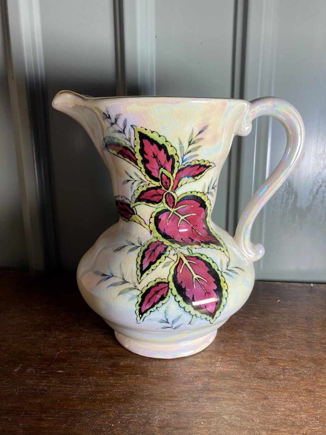 Maling Pottery Peony Rose Jug - Etsy