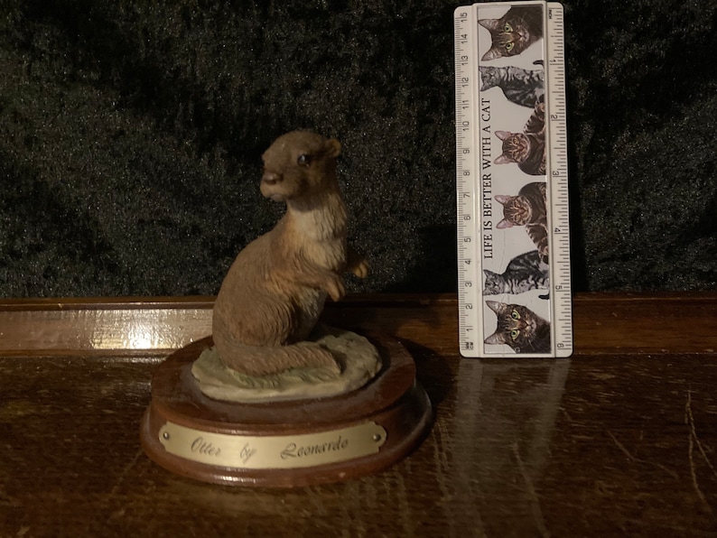 Vintage Leonardo Pottery Otter Figurine - Etsy